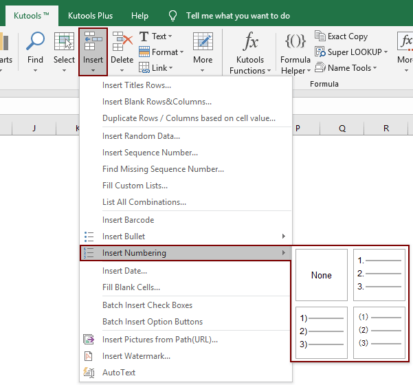 Quickly Insert Bullets Or Numberings In Multiple Cells In Excel