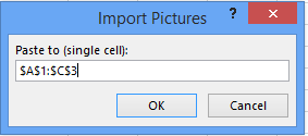 Quickly insert multiple pictures into cells and arrange them neatly