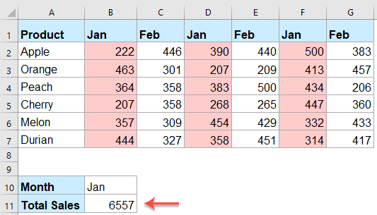 Easily Lookup And Sum The First Or All Matched Values In Rows Or Columns