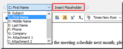 Easily create mailing list and send emails in Excel