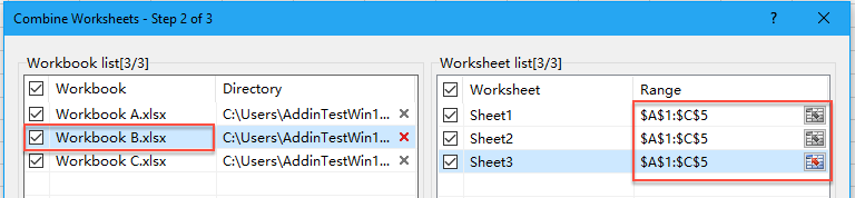 Quickly combine multiple worksheets / ranges from workbooks into one ...