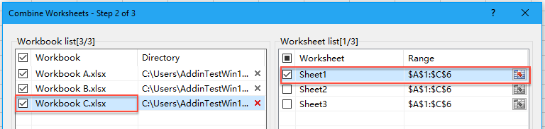 Quickly combine multiple worksheets / ranges from workbooks into one ...