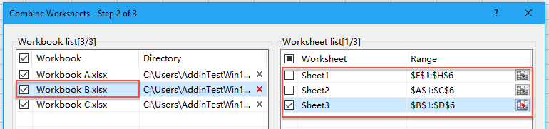 Quickly combine multiple worksheets / ranges from workbooks into one ...