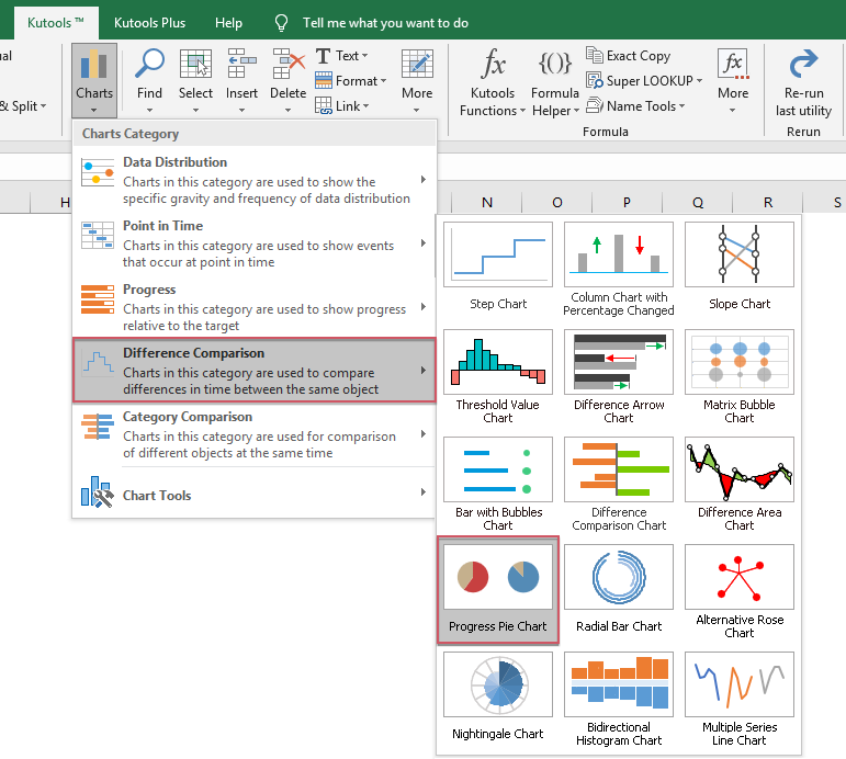 Quickly create multiple progress pie charts in one graph