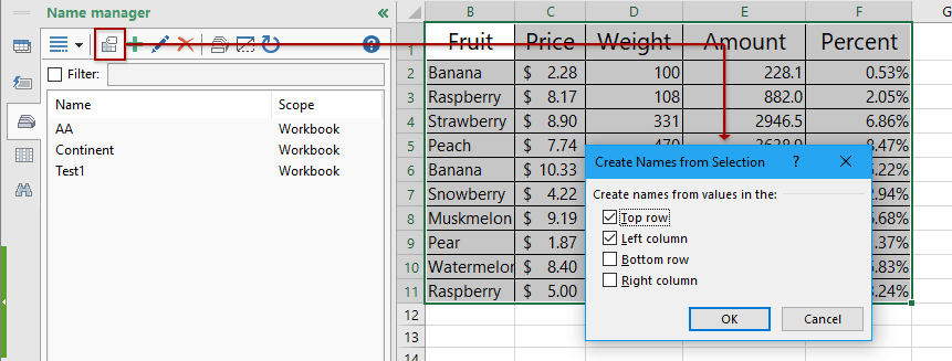 Navigation Pane – List Sheets, Workbooks, Columns and Names in Excel