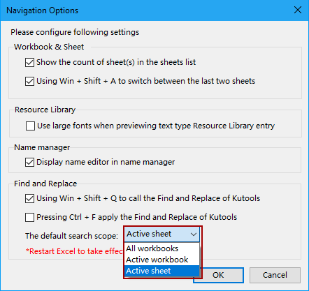 Navigation Pane – List Sheets, Workbooks, Columns and Names in Excel