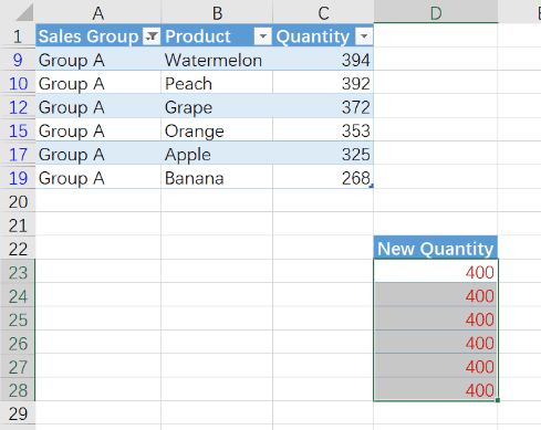 Quickly copy data and paste into only visible cells / filtered list in ...