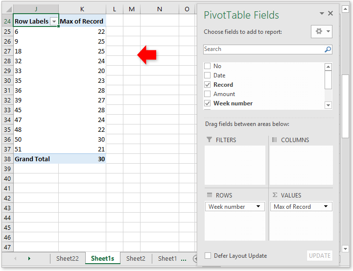 Quickly group data by fiscal year, half year, week number into Pivot ...