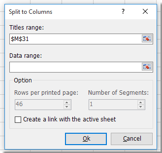 Printing a list into multiple columns to fit on each printed page in Excel