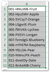 Quickly remove or delete characters from beginning / end of text strings in Excel