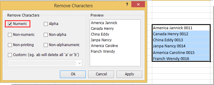 Quickly remove numeric, alphabetic, non-printable or alphanumeric ...