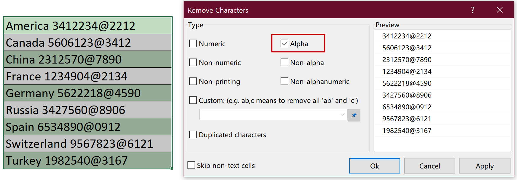 quickly-remove-numeric-alphabetic-non-printable-or-alphanumeric