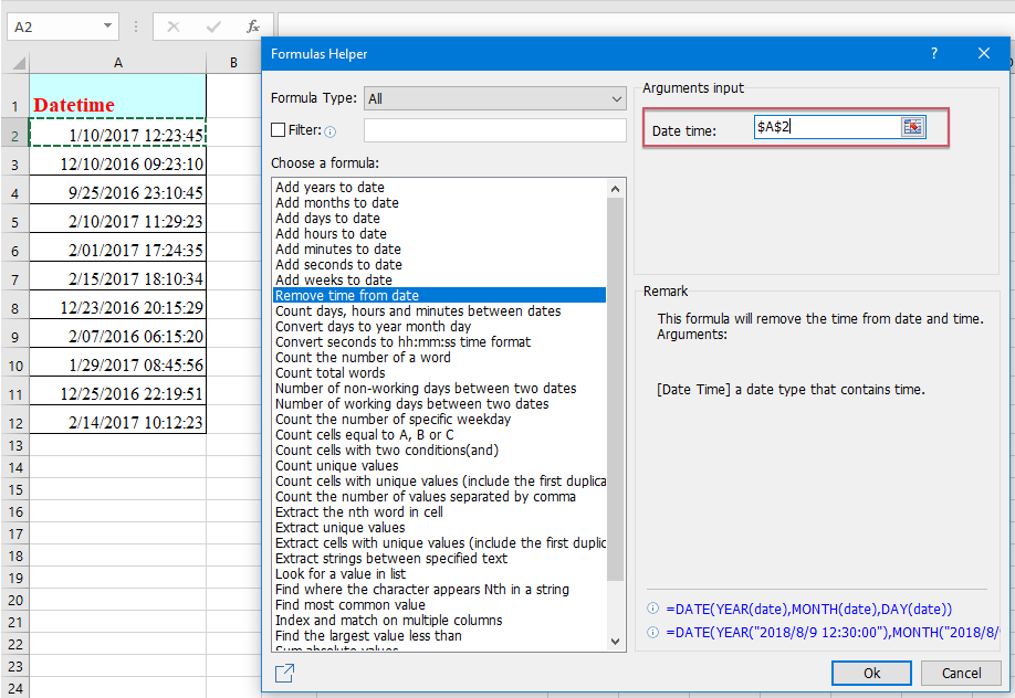 Quickly Remove Time From Date Time Format Permanently In Excel 6271