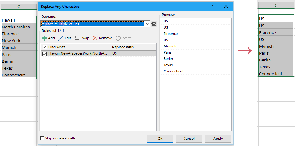 Quickly Replace Multiple Accented Characters With Regular Chars In Excel 2095