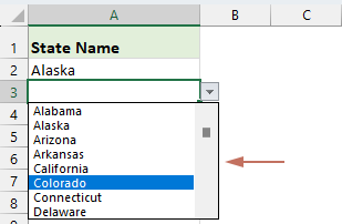 Quickly create searchable or autocomplete drop down list in Excel