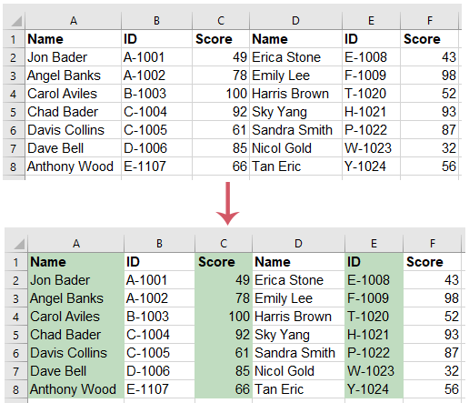 Quickly shade or color every other row / column in Excel