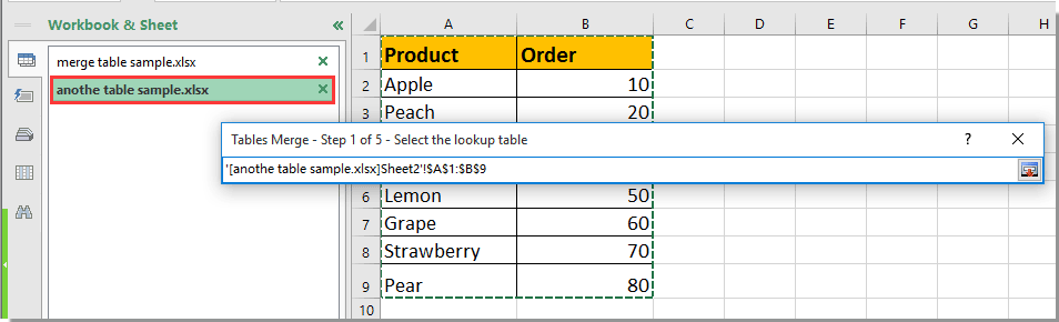Easily update or merge tables by matching column from two worksheets ...