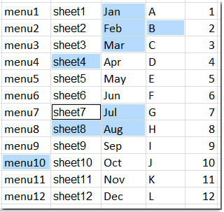 Quickly sort or select cells, rows and columns randomly in Excel