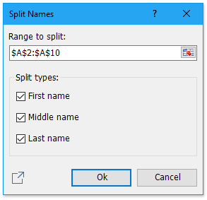 Quickly split or separate first, middle and last names of full name in ...