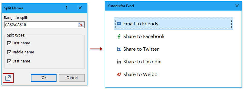 Quickly split or separate first, middle and last names of full name in ...