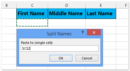 Quickly split or separate first, middle and last names of full name in ...