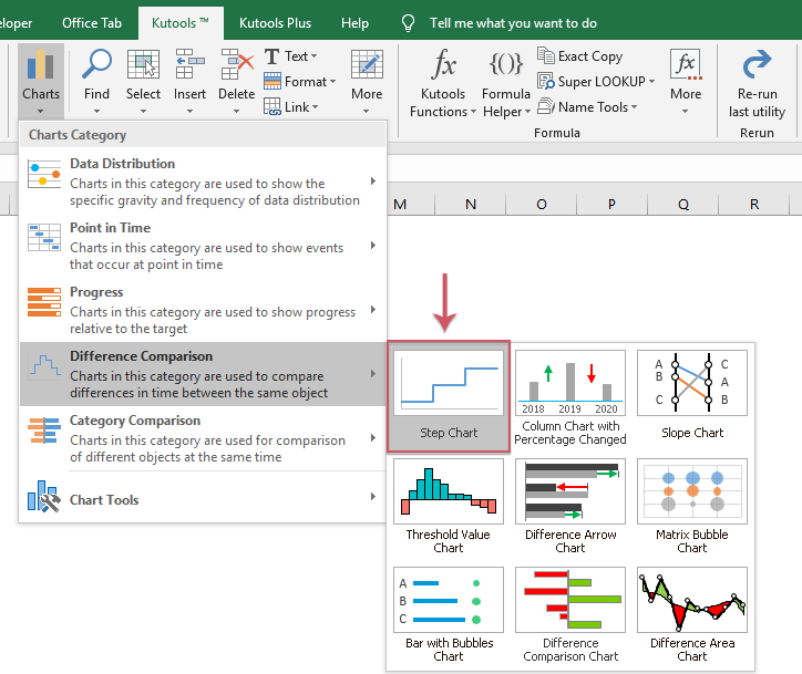 Quickly Create A Step Chart In Excel