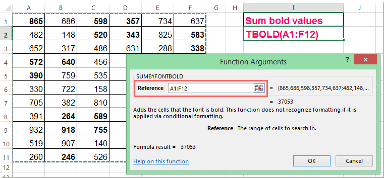 quickly-sum-bold-values-numbers-only-in-excel