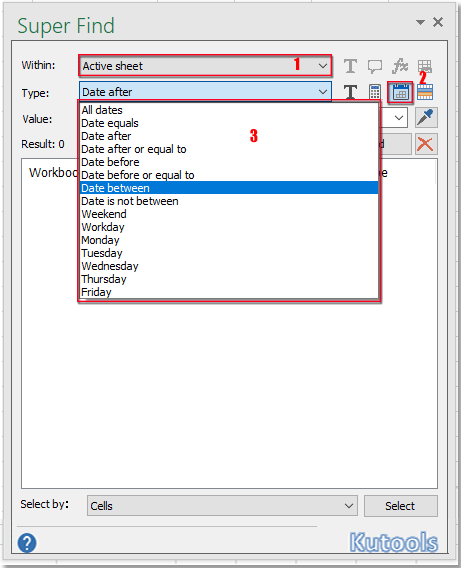 Quickly find cells which contain date type values based on criteria in ...