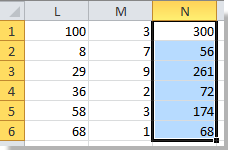 Easily replace formulas with calculated values/results in cells in Excel