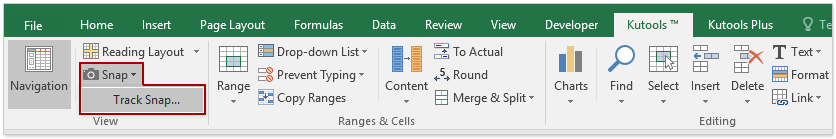 Take a snapshot (backup) of current workbook at any time in Excel