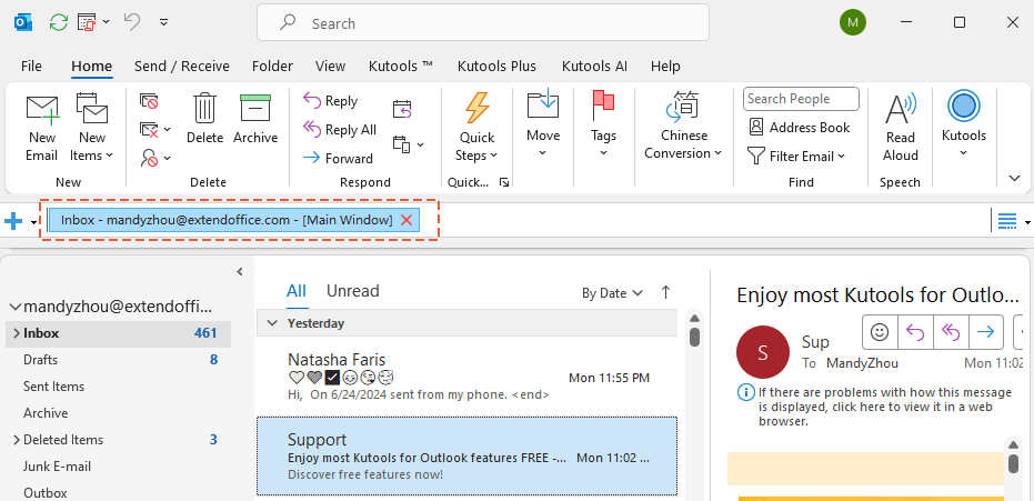 Revolutionize Outlook Experience: All-in-One Tab for Emails, Calendars ...