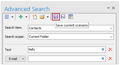 Quickly search contacts by multiple criteria in Outlook