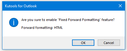 Always forward Emails in a fixed format (such as html, plain text ...