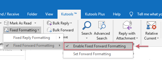 Always forward Emails in a fixed format (such as html, plain text) automatically in Outlook