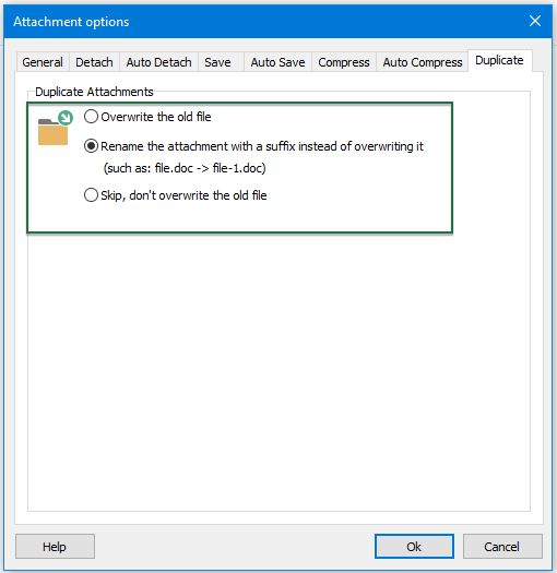 Attachment Manager: Save/delete/compress/detach all attachments in Outlook