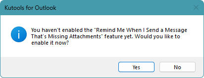Pop up a reminder based on specific text when forgetting attachments in ...
