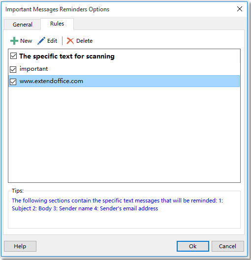 Reminder when receiving important emails in Outlook