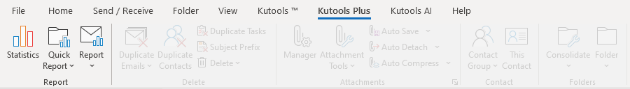 Kutools - Combines 100+ Handy Functions and Tools for Microsoft Outlook
