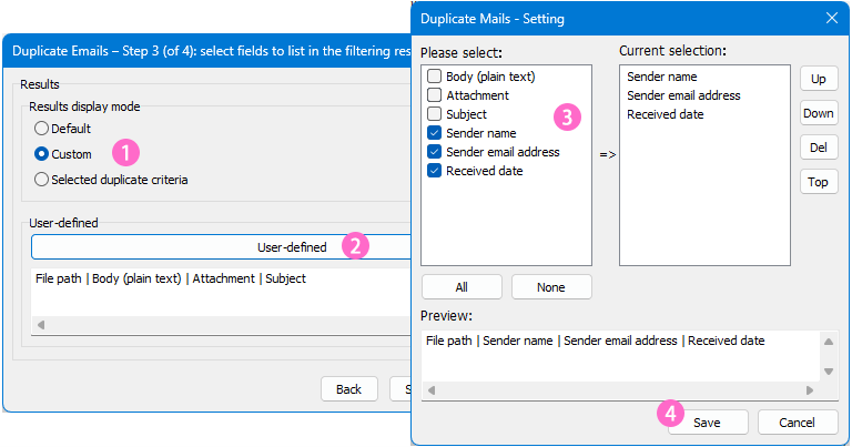 Quickly delete or remove duplicate emails in Outlook