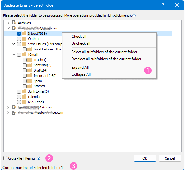 Quickly delete or remove duplicate emails in Outlook