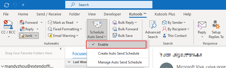 Auto Send Recurring Emails Periodically In Outlook Quickly And Easily