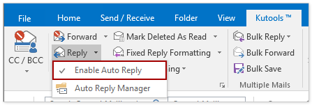 Quickly create auto reply without exchange server when out of office in ...