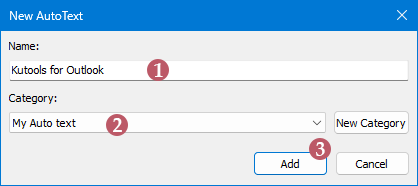 Quickly create, edit, delete, and reuse quick parts (autotext) in Outlook