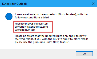 Easily block multiple senders at once in Outlook