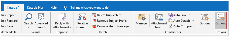 Quickly change the default saving folder for attachments in Outlook