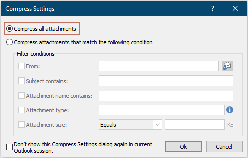 Quickly compress / uncompress all pictures and attachments of emails in ...