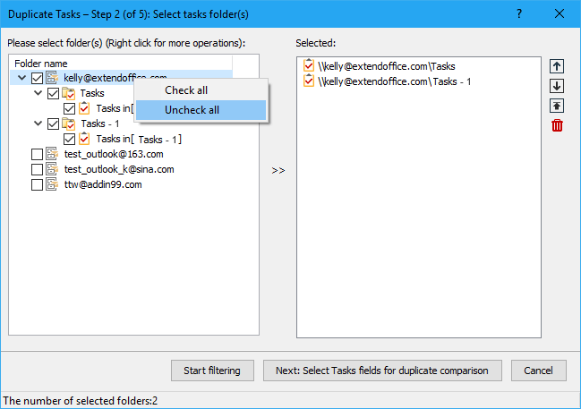 Quickly remove or delete duplicate tasks in Outlook