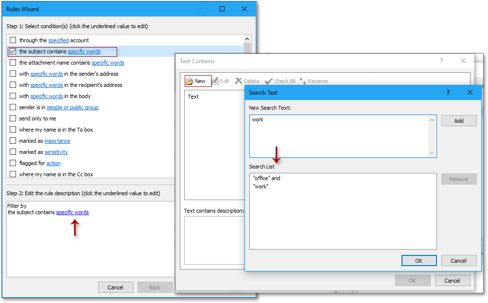 Automatically forward all or certain emails when receiving in Outlook