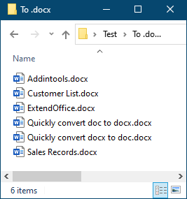 Quickly convert all docx (.docx) from a folder to doc (.doc) or PDFs in ...