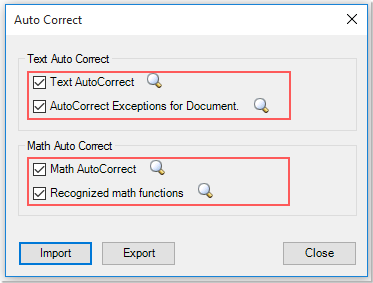 Quickly import or export and customize Autocorrect entries in word